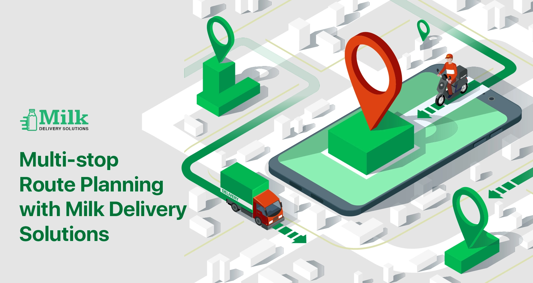 Multi-stop Route Planning with Milk Delivery Solutions